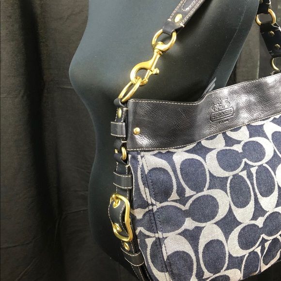 Coach | Bags | Coach Denim Signature Bag | Poshmark